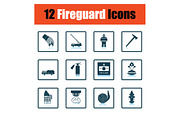 Set of fire service icons | Icons ~ Creative Market