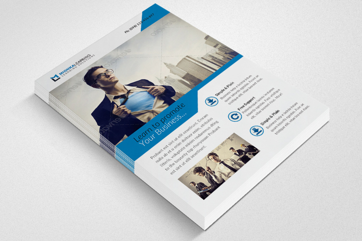Employment Agency & Jobs Fair Flyer, a Flyer Template by Design Up