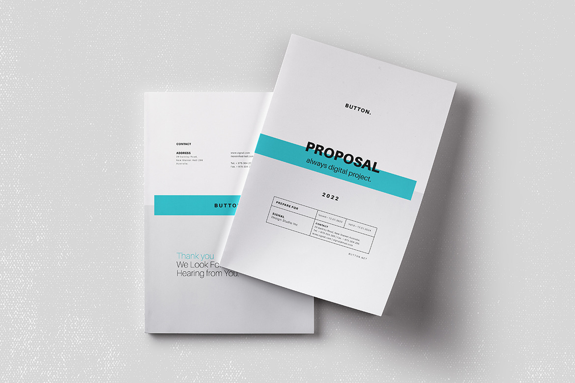 Proposal, a Stationery Template by Designsoul14