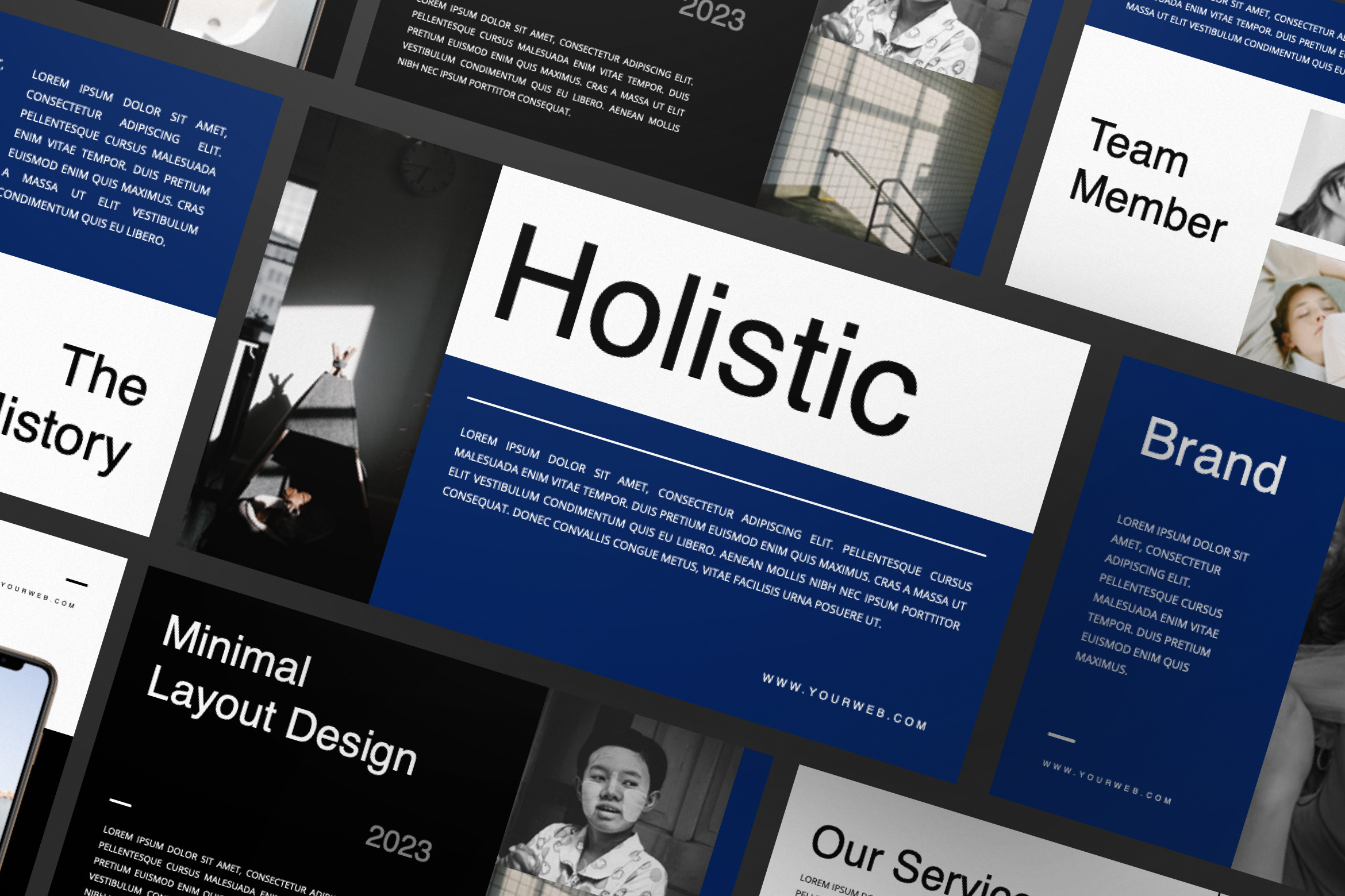 HOLISTIC Presentation Template, a Presentation Template by Portocraft