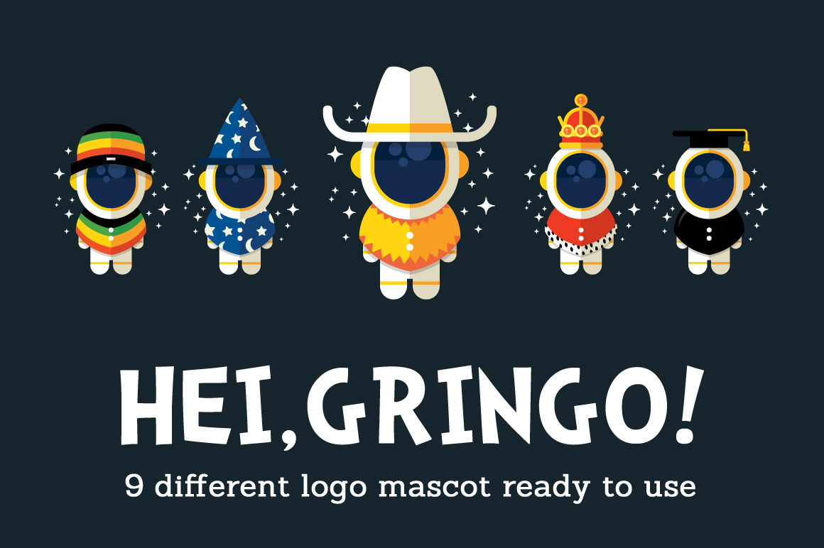hei Gringo! 9 logo versatile variant, a Branding & Logo Template by ...