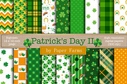 St. Patricks Day digital paper | Graphic Patterns ~ Creative Market