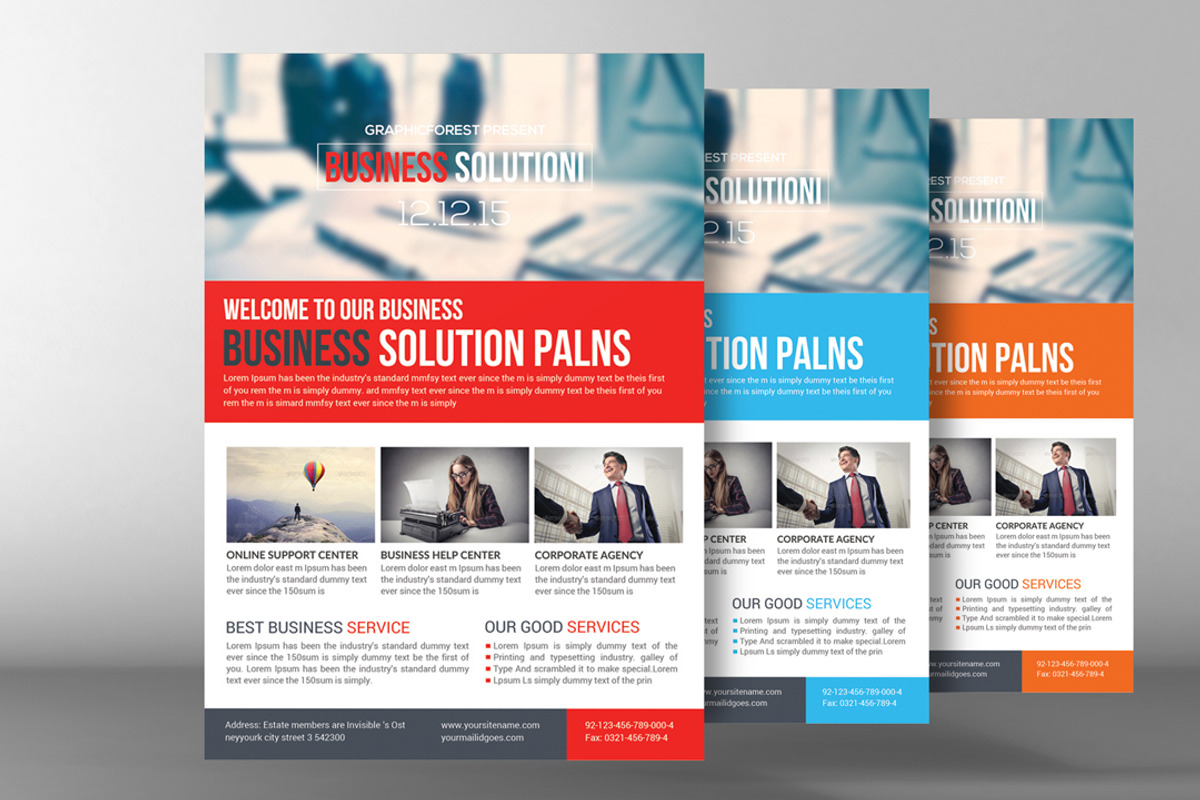 Data and Records Management Flyer, a Flyer Template by graphicforest