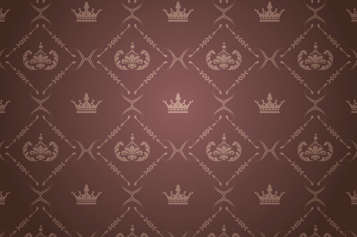 Brown Royal Background, a Pattern Graphic by kio