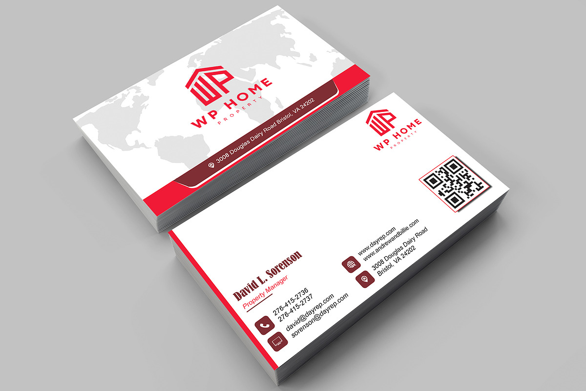 Double-Sided Profile Card Template