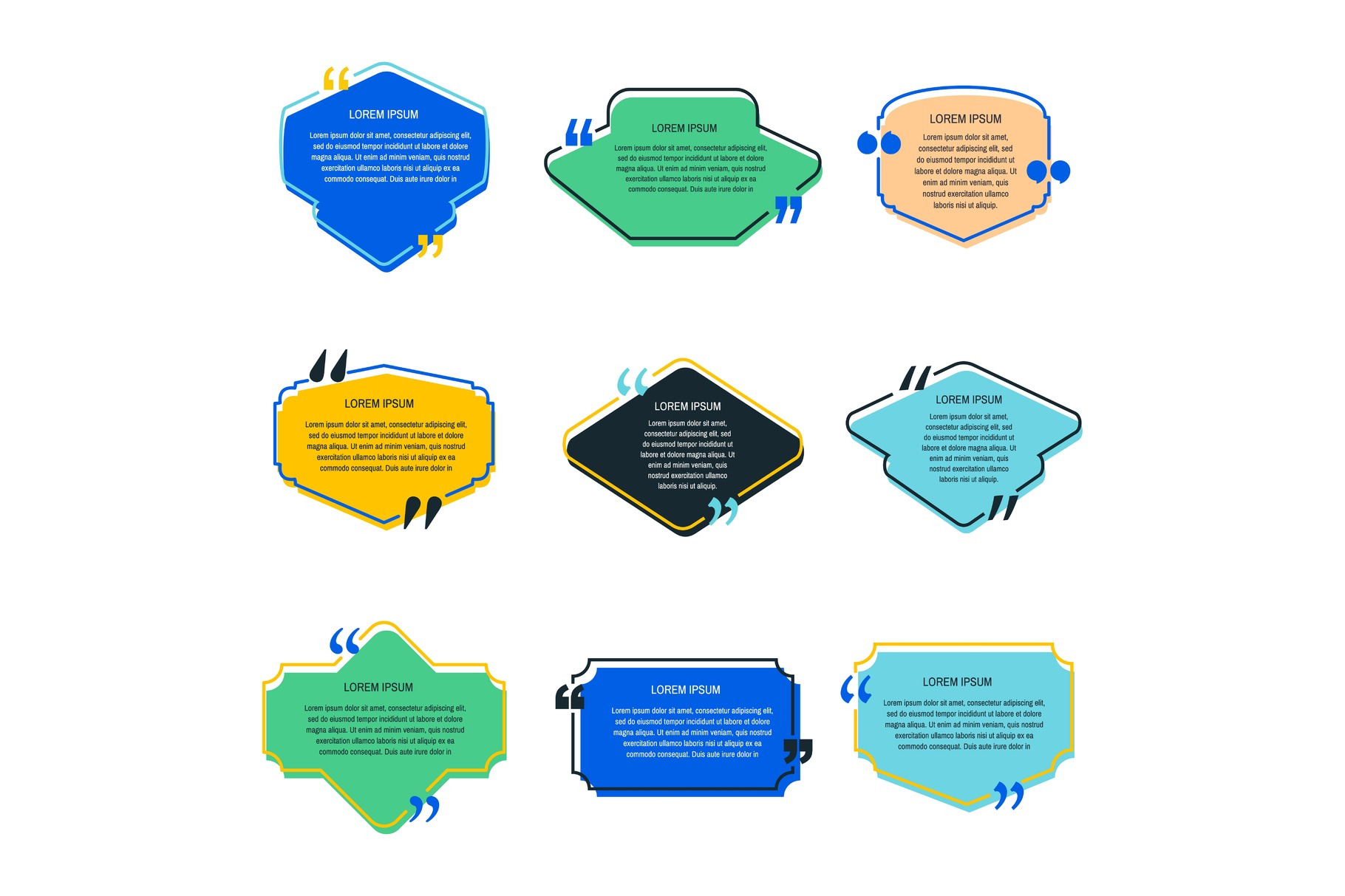 Quote box vector, an Illustration by Quarta