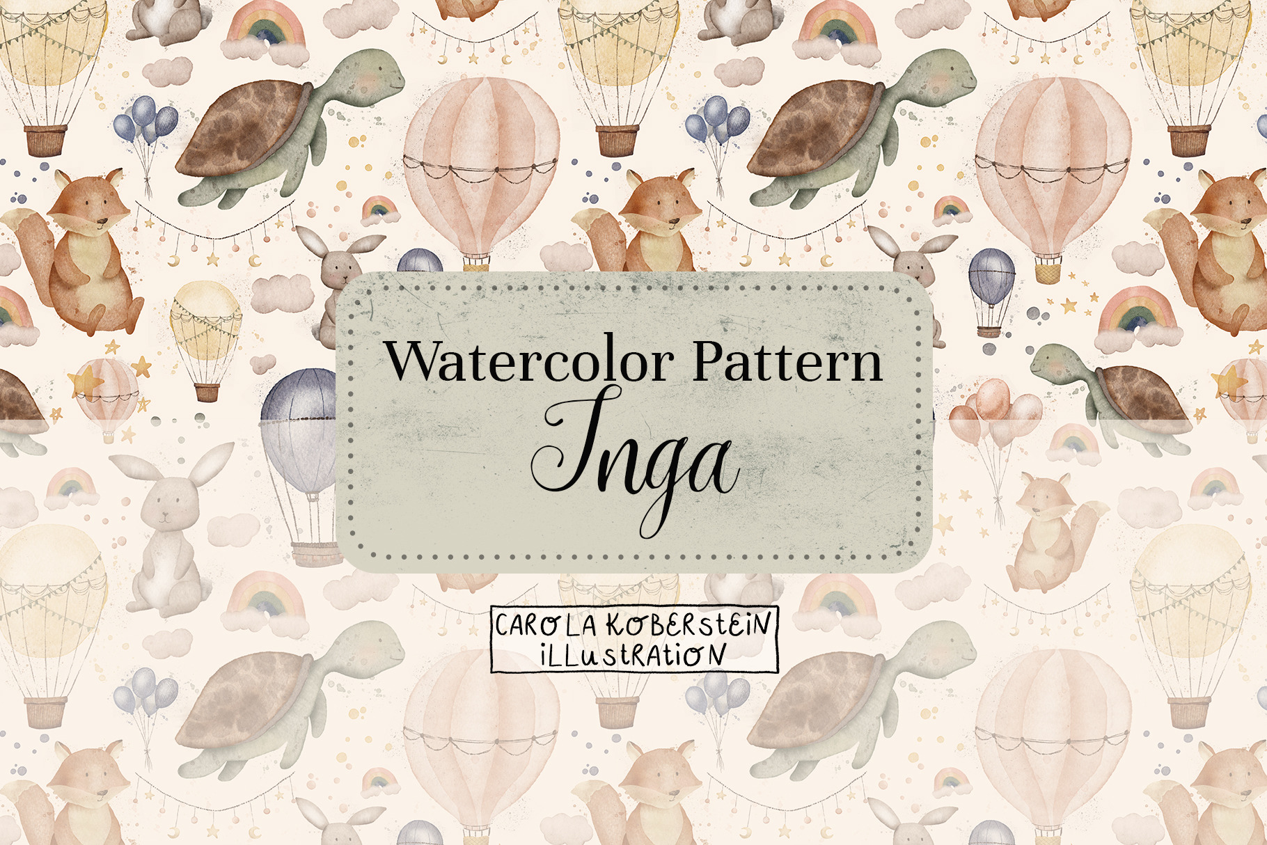 Inga Seamless Pattern Cute Decor | Creative Market