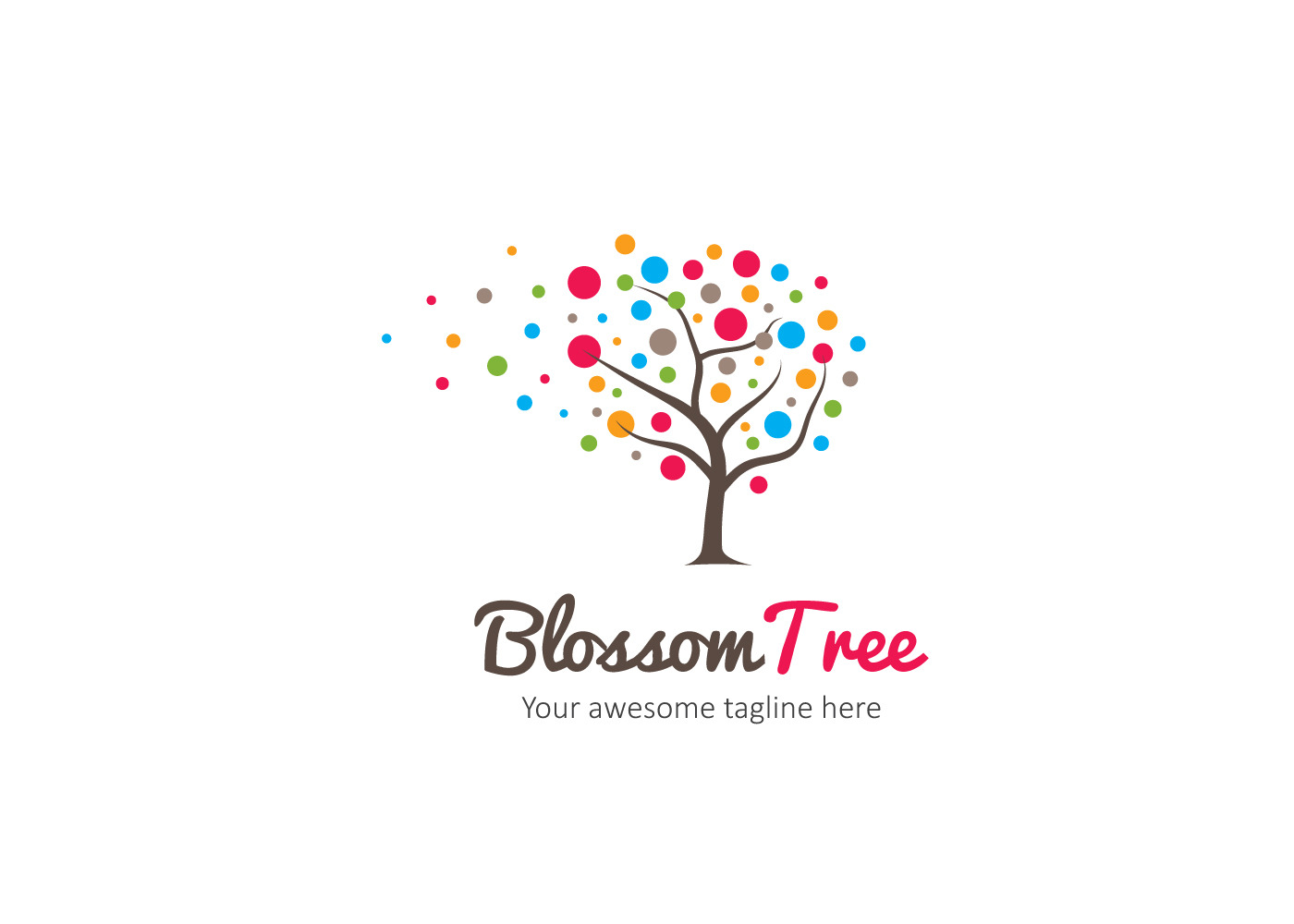 Blossom Tree Logo, a Branding & Logo Template by XpertgraphicD
