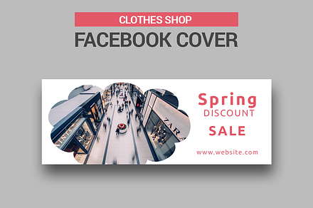 Clothes Shop - Facebook Cover, a Social Media Template by Creatricks