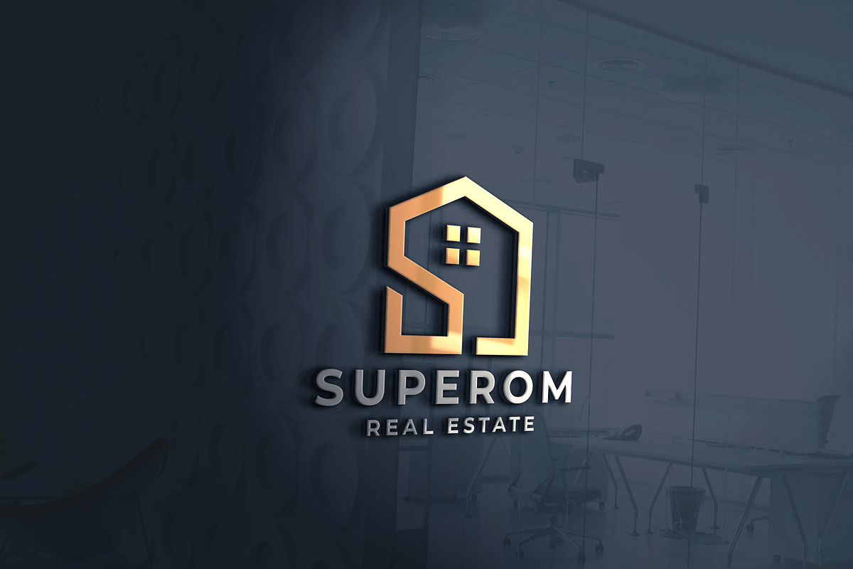 Superom Letter S Real Estate Logo, a Branding & Logo Template by Design ...