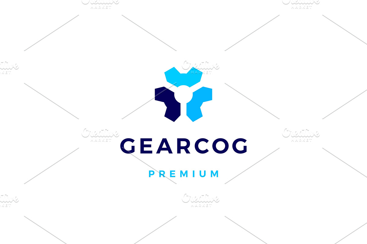 gear cog cogs logo vector icon, a Branding & Logo Template by VSTRD ...