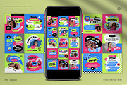 Cute Pop Color Instagram Booster, a Social Media Template by graphicook