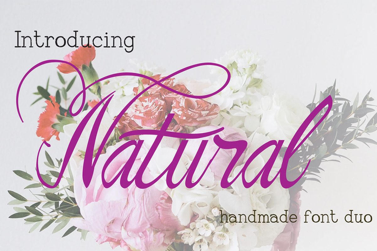 The Natural Old Font Duo, a Script Font by McJer.Studio