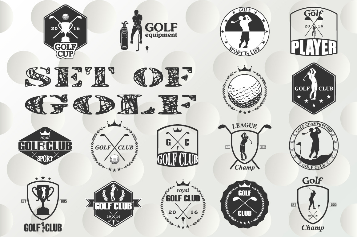 golf labels, a Background Graphic by Tomass2015
