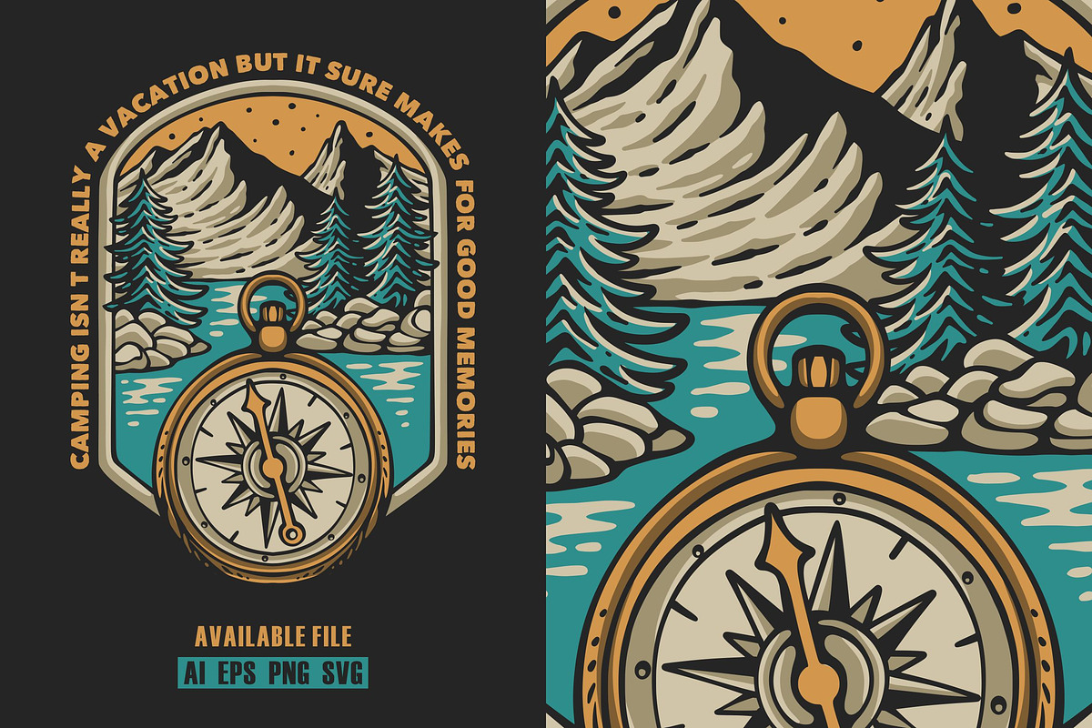 Compass Vector Illustration