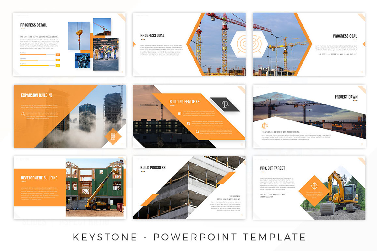 Keystone - Construction Template, a Presentation Template by RRGraph
