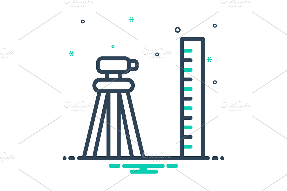 Geodetic surveyor icon, an Icon by Creative priyanka
