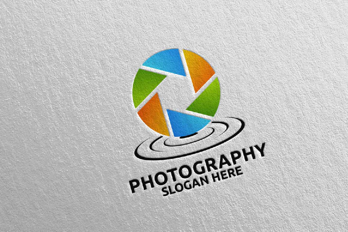 Water Camera Photography Logo 85, a Branding & Logo Template by denayunebgt