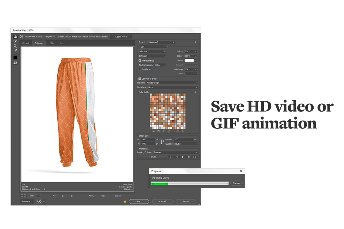 Apparel Animated Mockups Bundle, an Apparel Mockup by rebrandy