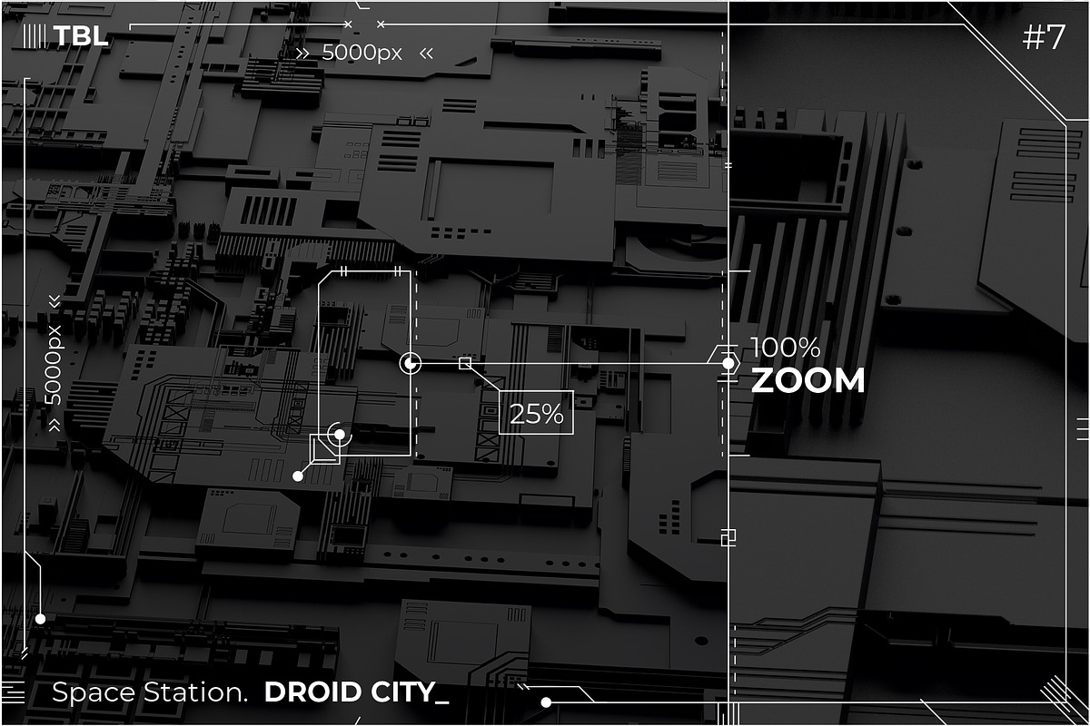 12 Hi-Res SPACE STATION backgrounds, a Texture Graphic by TheBigLake