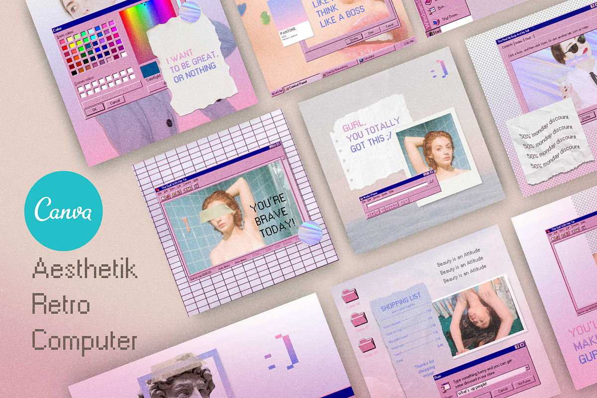 Brand Social Media Pack Canva Bundle, a Social Media Template by ...