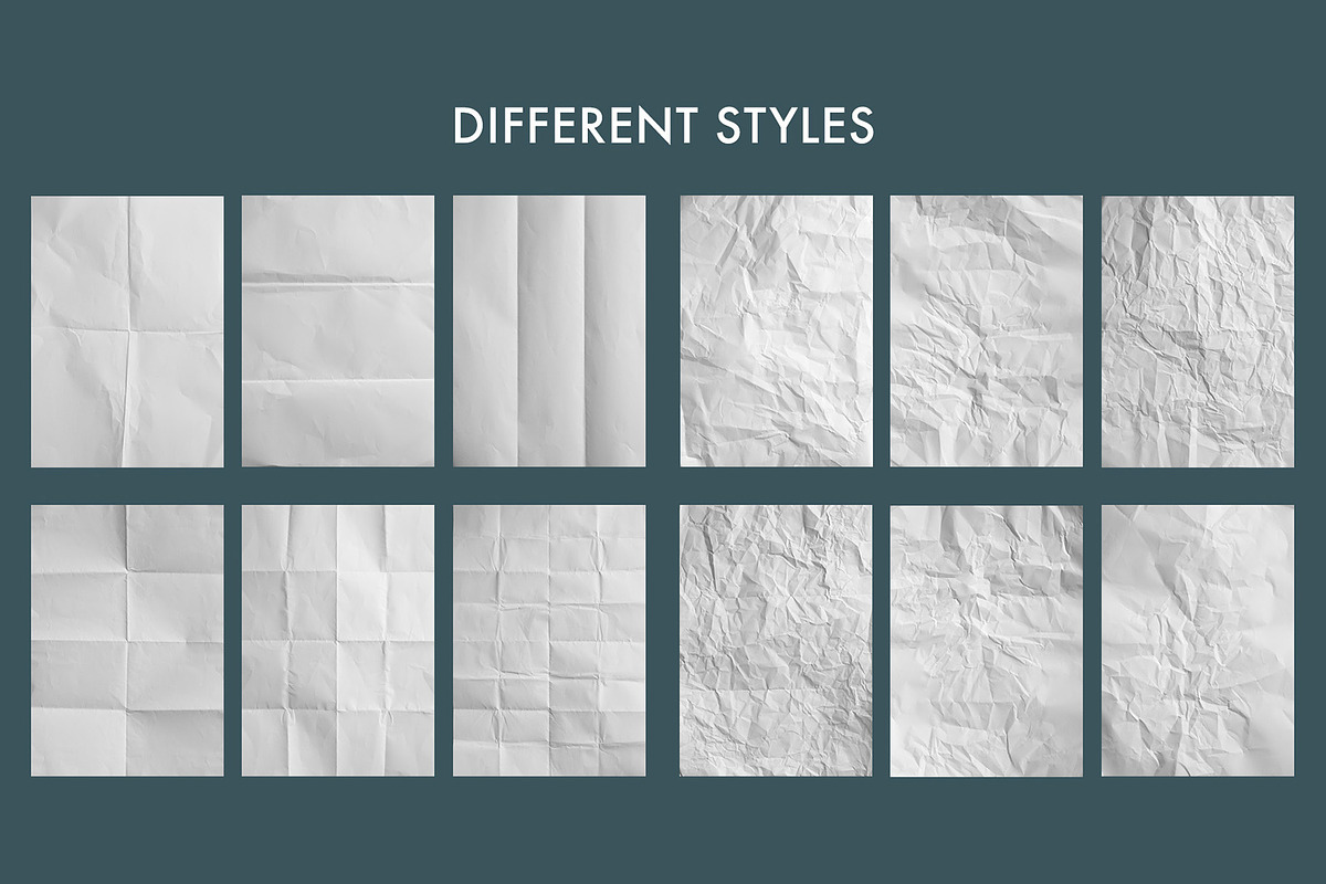 Folded Paper Textures, a Texture Graphic by Zsolt Kosa Art