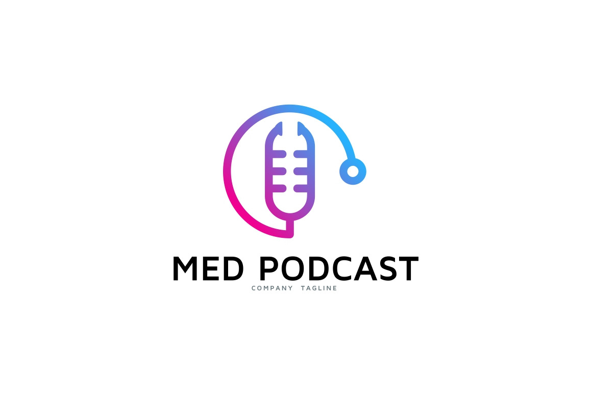 Medical Health Podcast Logo Template, a Branding & Logo Template by ...