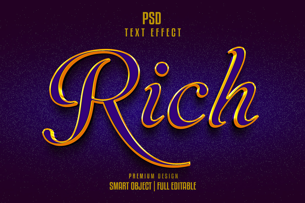 20 Luxury PSD 3D Text Effect bundle, a Layer Style Add-On by himelgfx ...