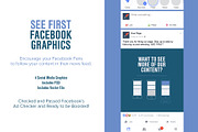 Facebook Graphics See First, a Social Media Template by IFBdesign