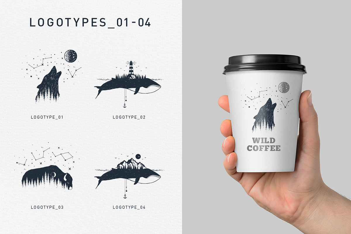 Double Exposure. 20 Creative Logos, a Branding & Logo Template by ...