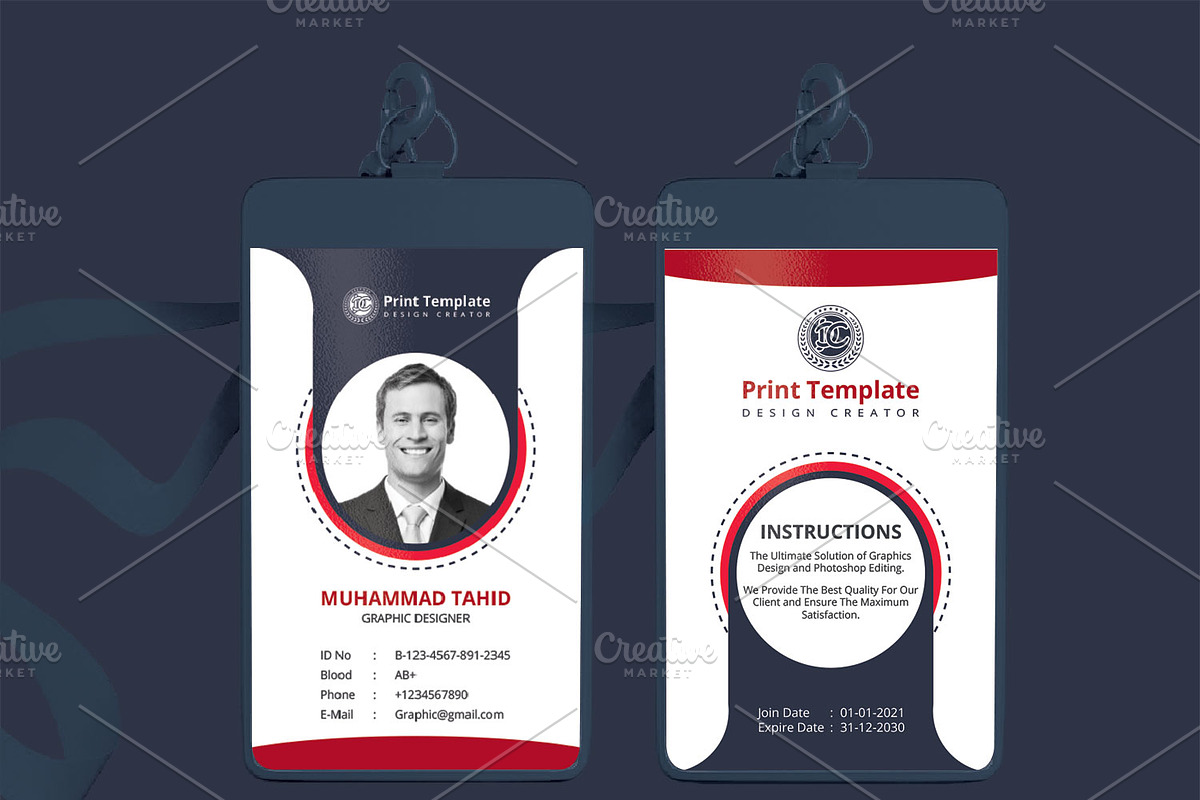 ID Card, a Marketing Template by Design_Creator