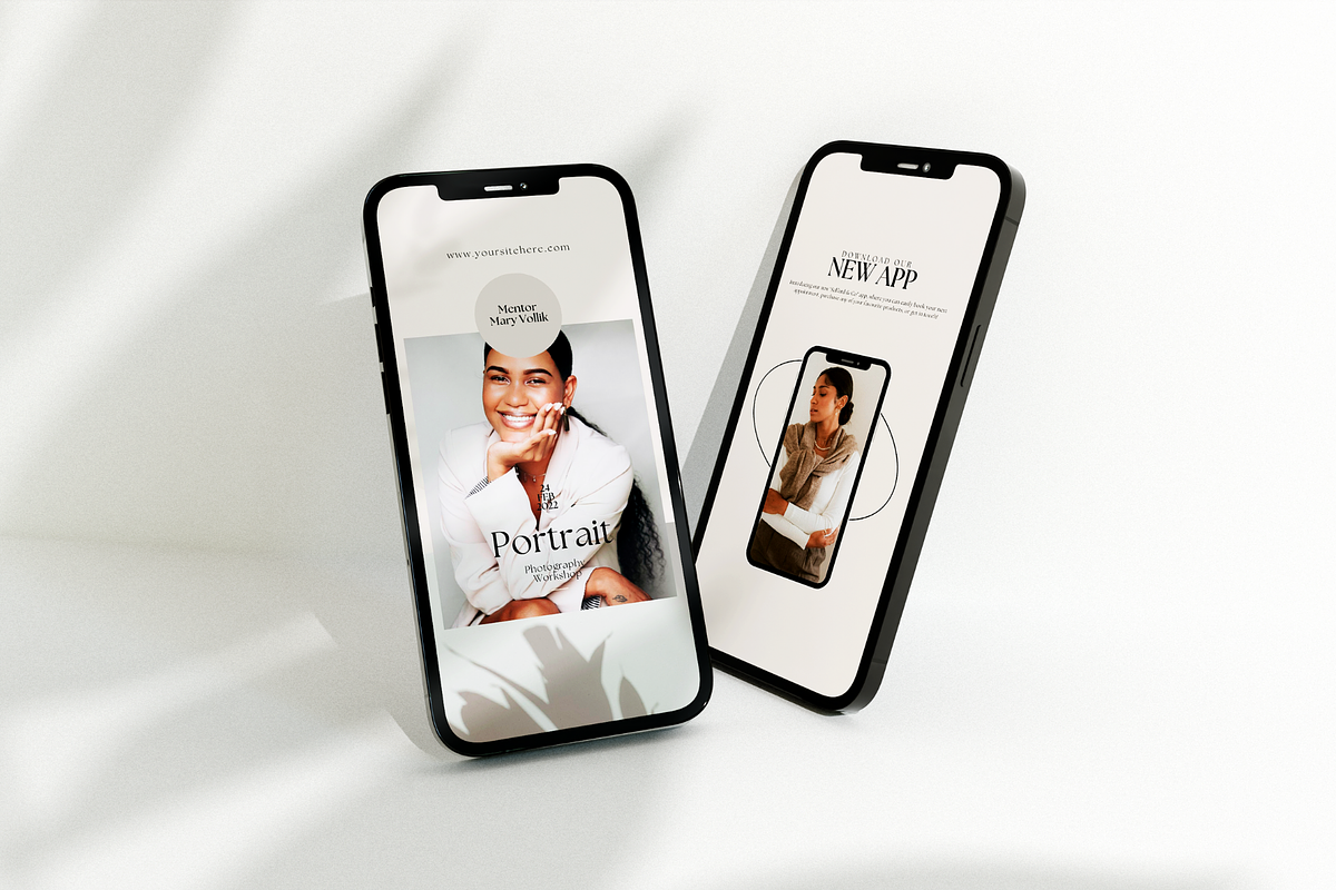 Minimalist Instagram Story Templates, a Social Media Template by Boltik ...