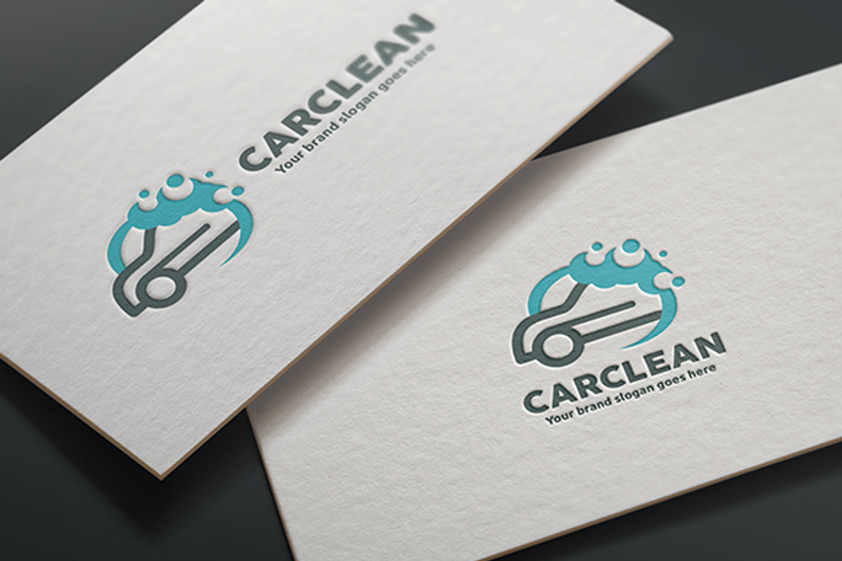Car Clean Logo, a Branding & Logo Template by WheelieMonkey