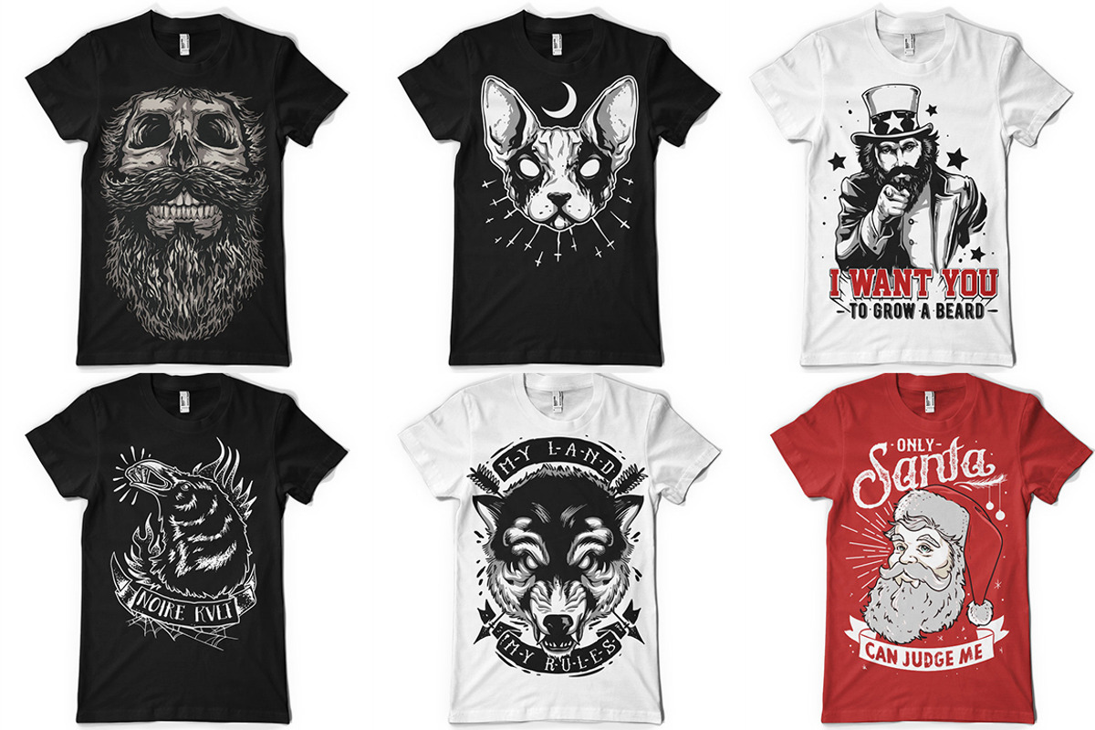 100 T-shirt Designs, an Illustration by CorvusAttic
