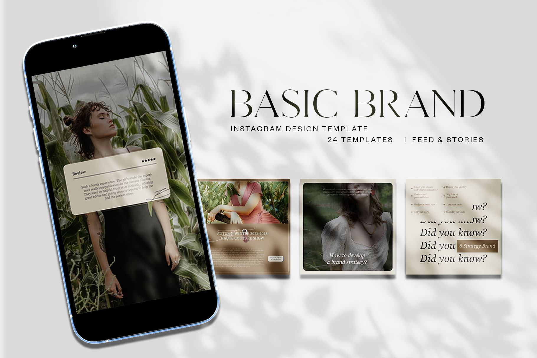 Basic Brand Instagram Template | PSD, a Social Media Template by Azruca