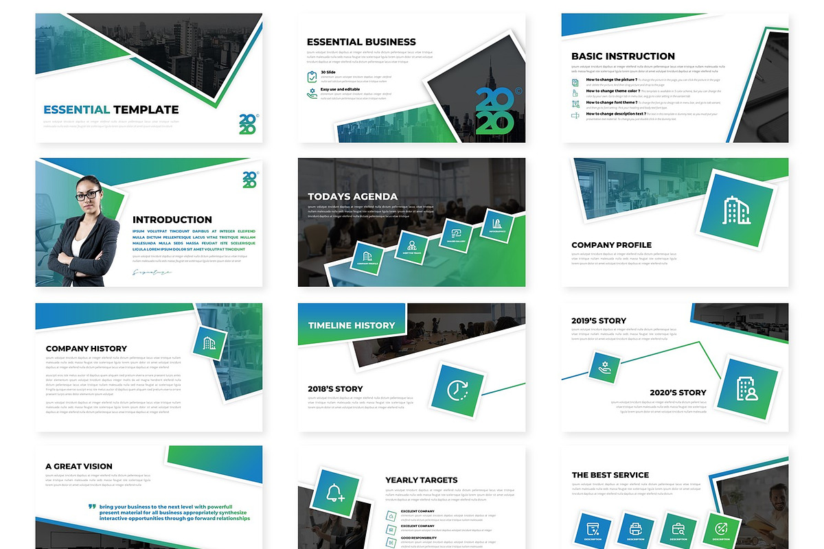Essential - Powerpoint Template, a Presentation Template by inspirasign ...
