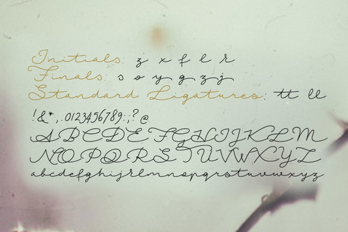 Autumn Chant, a Handwritten Font by Roland Huse Design