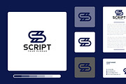 Script Logo Design Template, a Branding & Logo Template by Nisha Droch