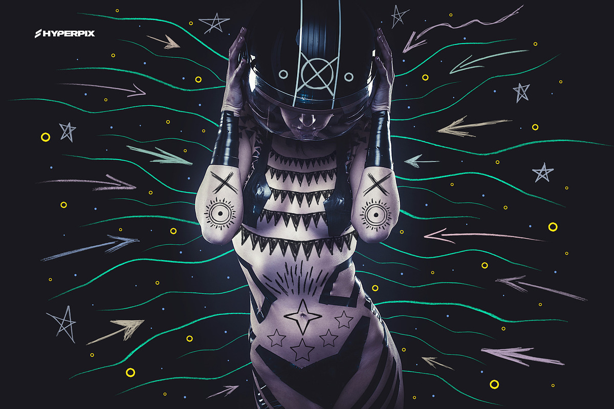 Hyper Hand Drawn - 1000 PNG Elements, an Object Graphic by Hyperpix ...