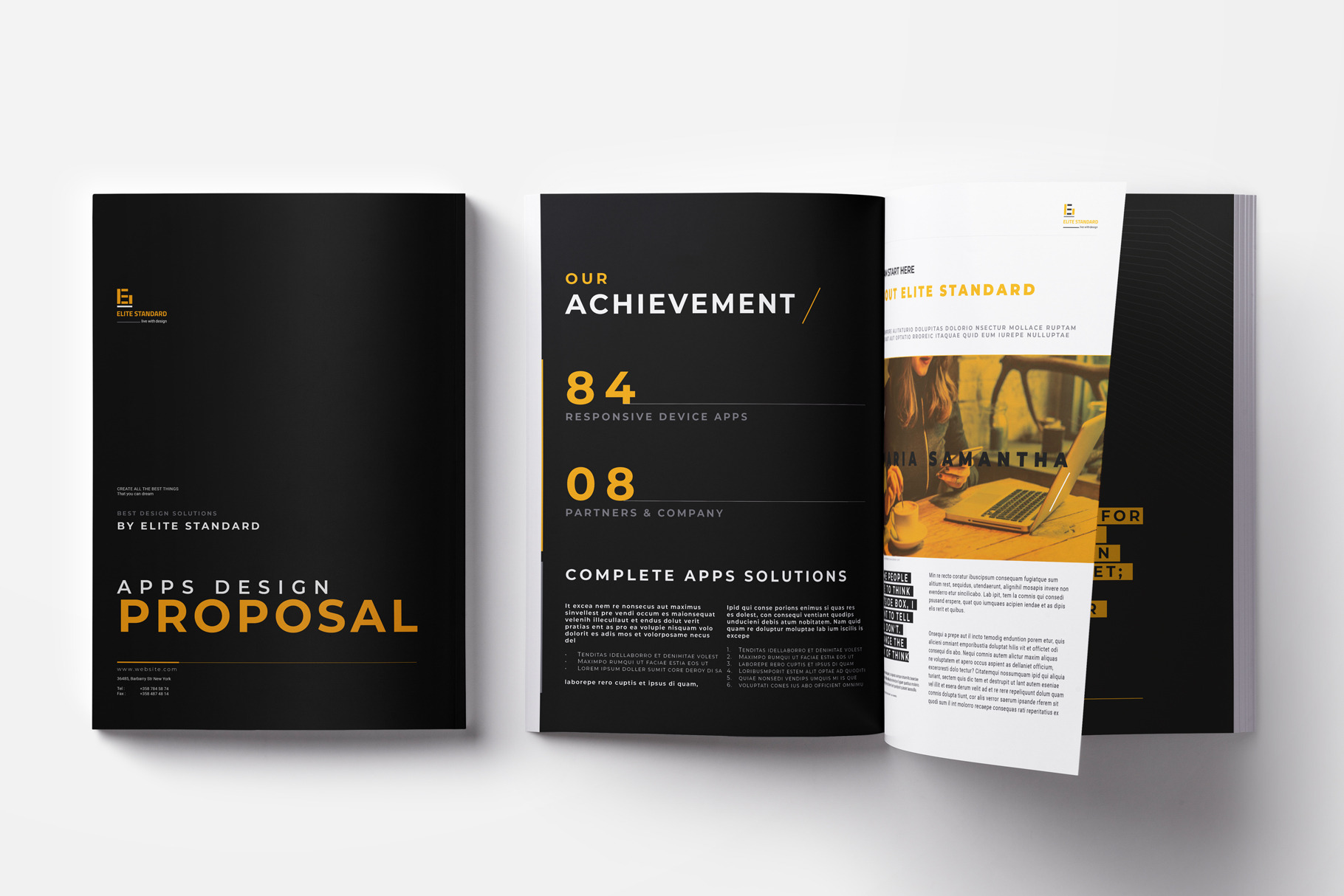 Project Proposal, a Brochure Template by Elite_Standard