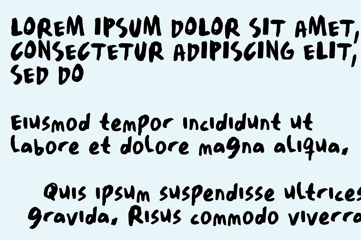 Foxtrot, a Handwritten Font by Headquarters