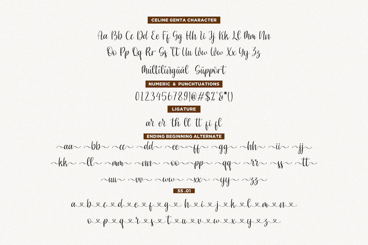 Celine Genta, a Script Font by Essentials Studio | Creative Market