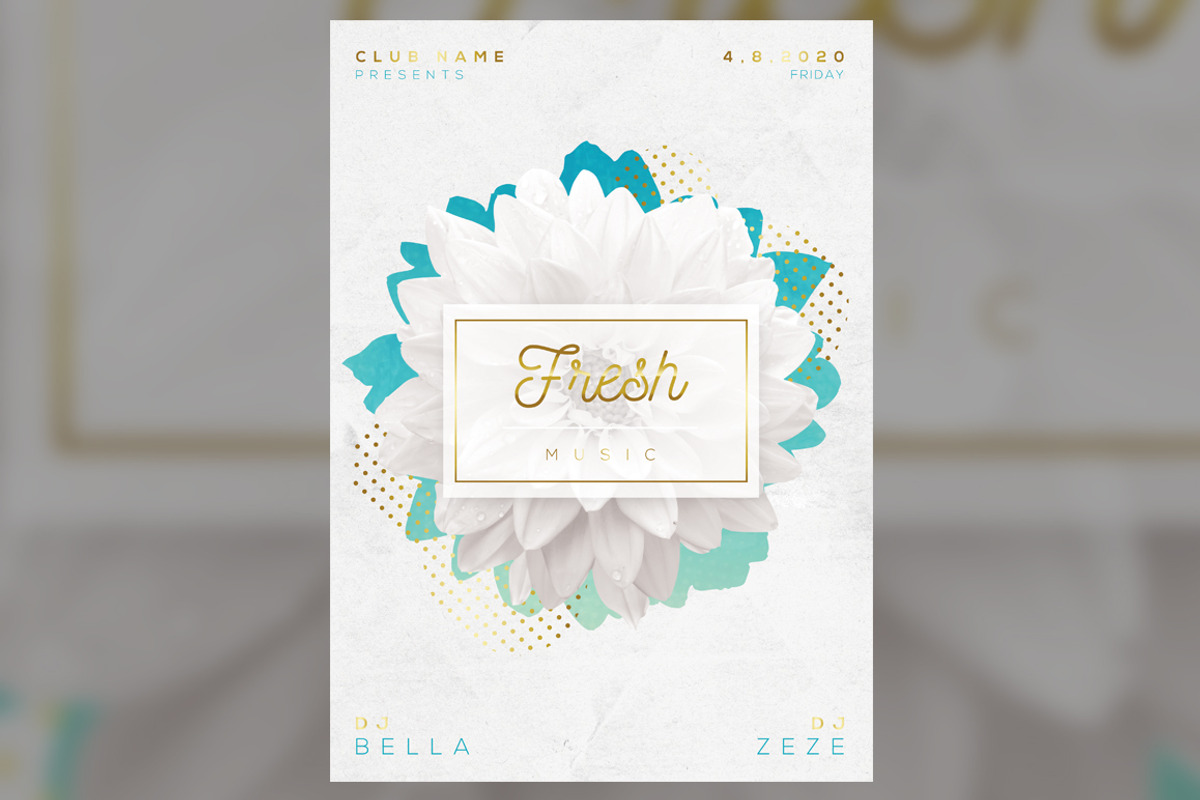 Fresh Poster 2, a Flyer Template by Bellas | Creative Market