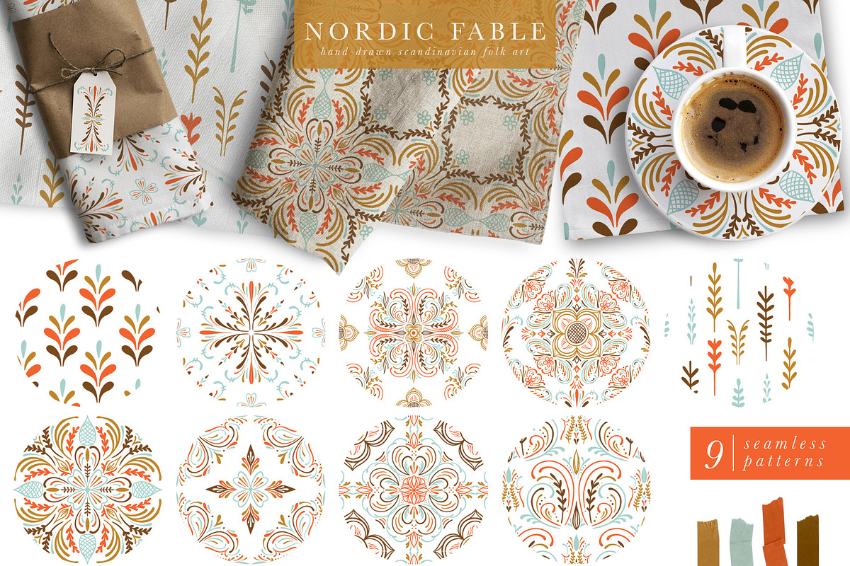 Nordic Fable Scandinavian Folk Art, an Animal Illustration by Eclectic ...