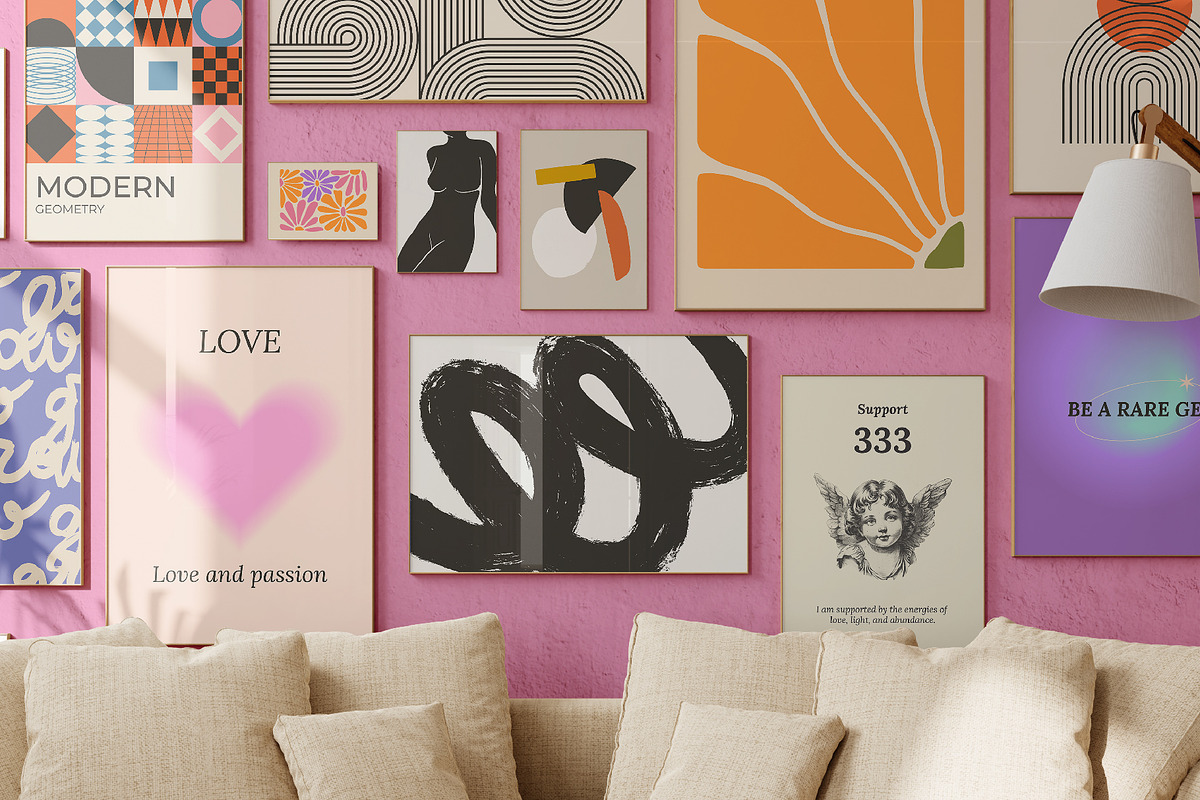 Trendy Aesthetic Prints, an Object Graphic by AnnArt