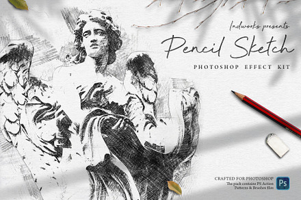 Sketch Style Action | Actions ~ Creative Market
