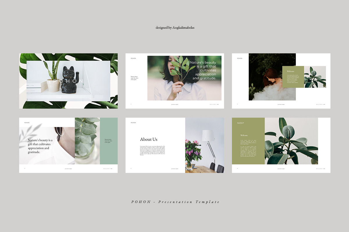 POHON PowerPoint Template, a Presentation Template by Angkalimabelas
