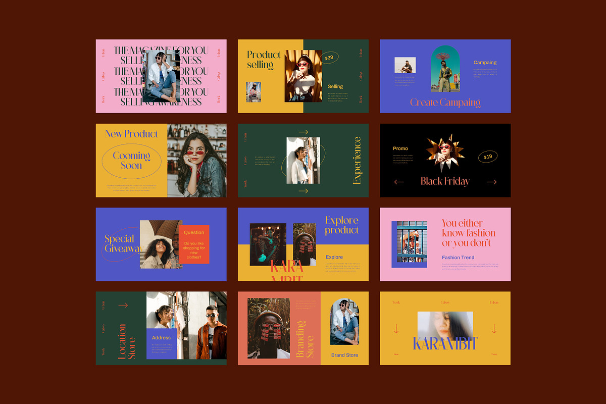 KARAMBIT Google Slide Presentation, a Presentation Template by Typetemp ...