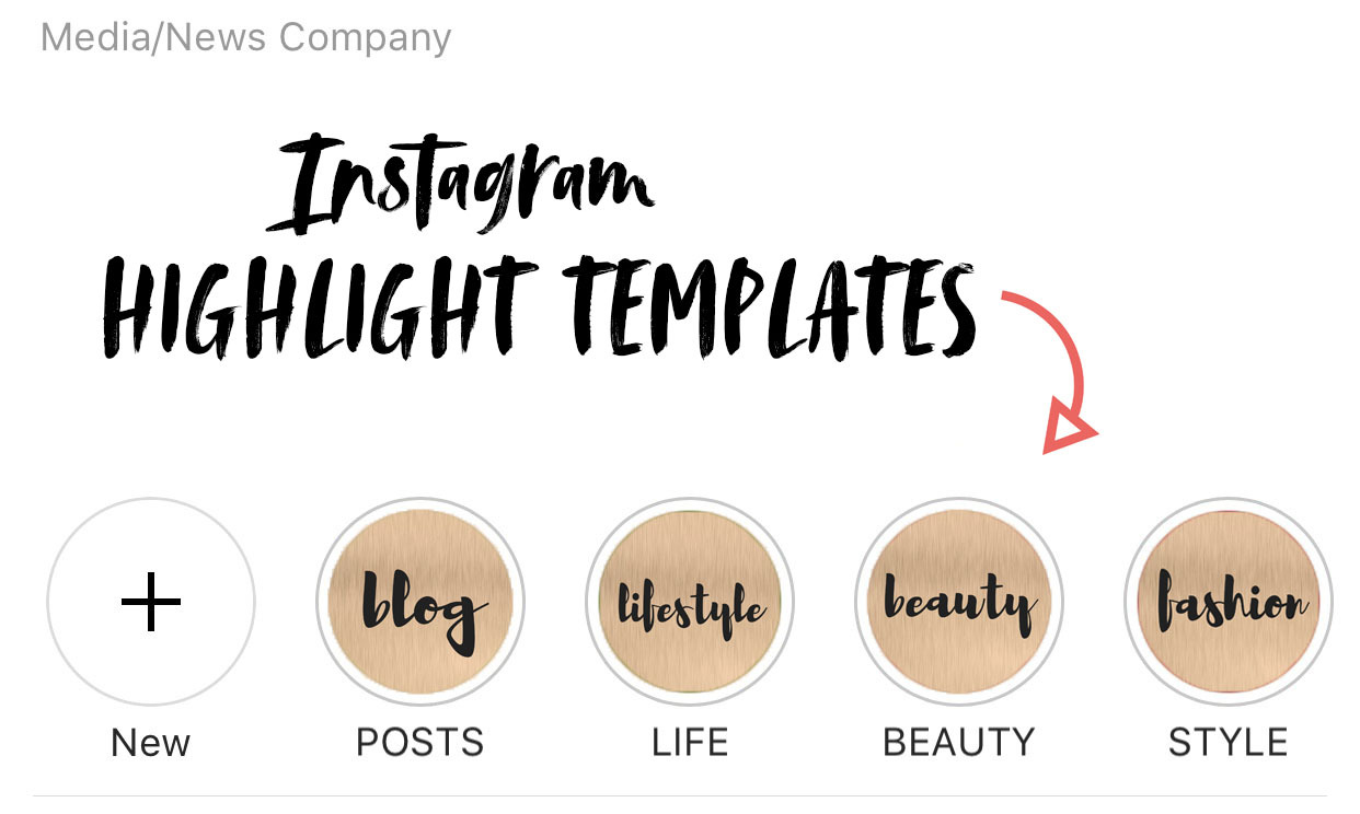 Instagram Story Highlight Templates, a Social Media Template by ...