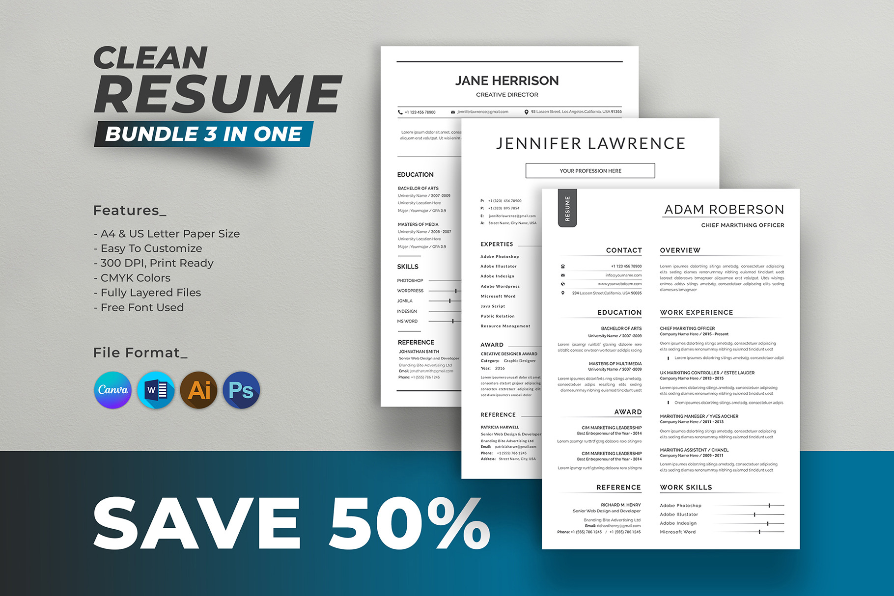 Resume Template Pack